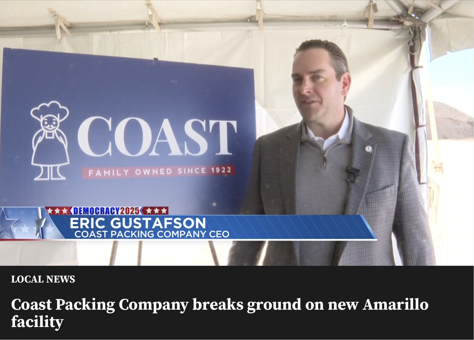 Coast Packing Company breaks ground on new Amarillo facility | Coast ...
